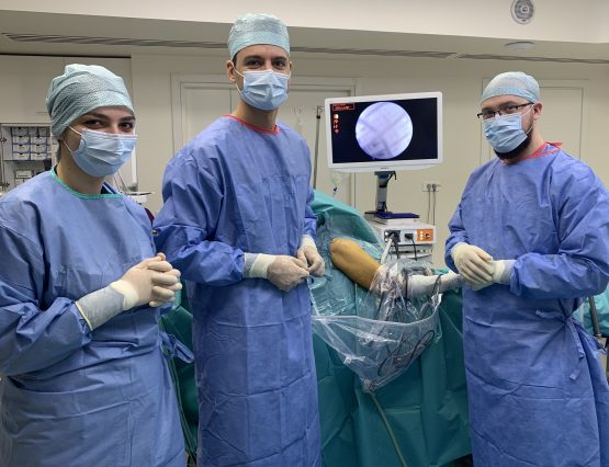 Artroscopia umărului. Repararea rupturii de coafa rotatorilor. Dr. Popescu